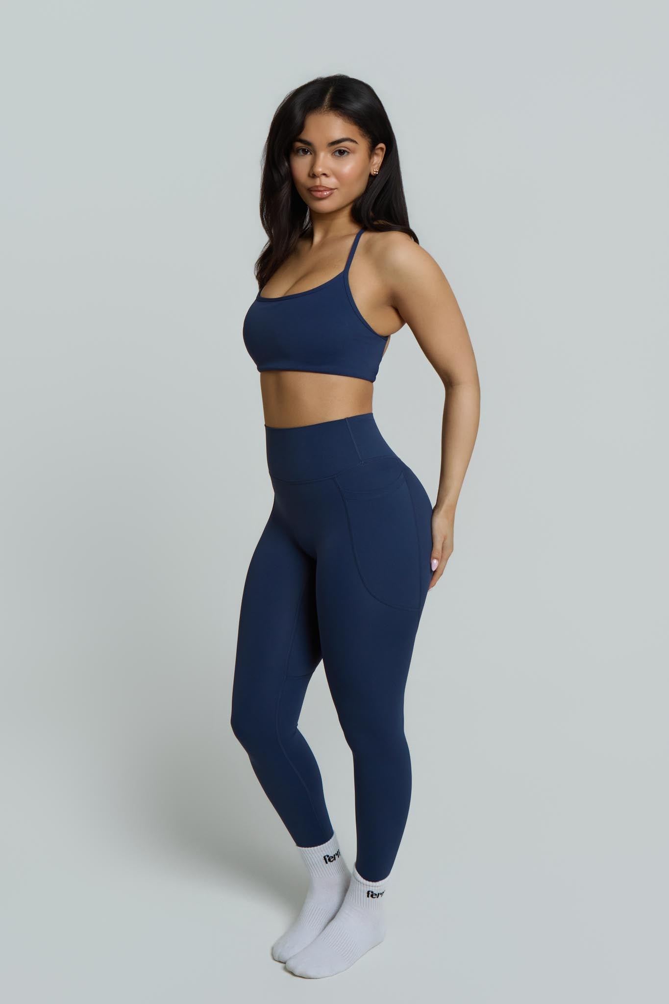 Core Pocket Leggings | Navy Blue – Fern Fitness