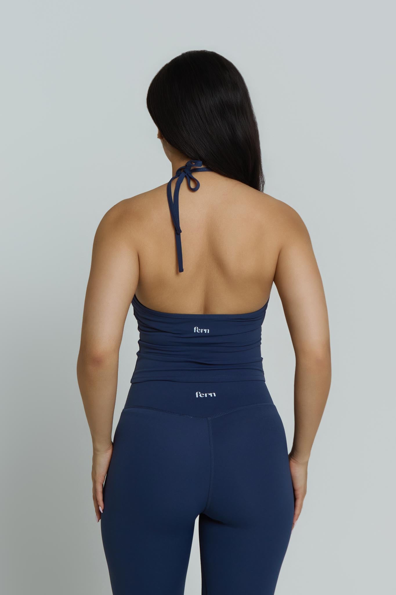 Core Tie Up Tank | Navy Blue – Fern Fitness
