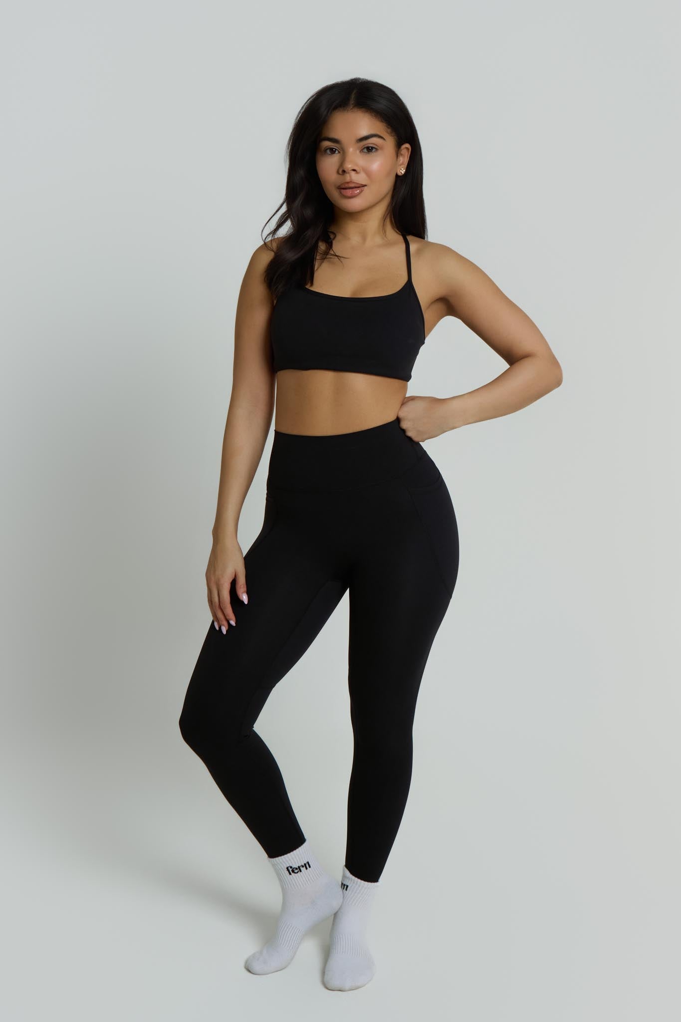 Core Pocket Leggings | Shadow Black – Fern Fitness