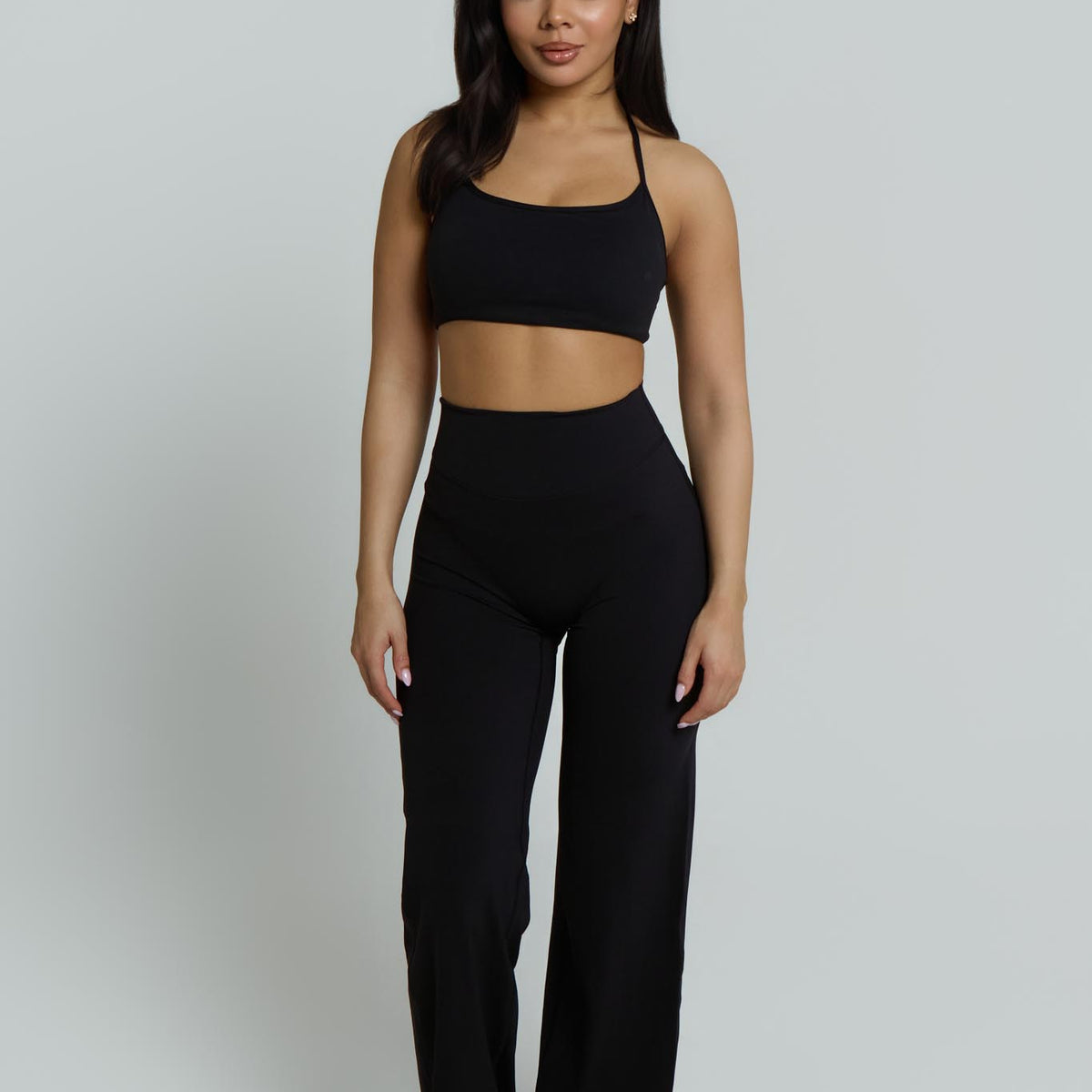 Core High-Waisted Flares | Shadow Black – Fern Fitness