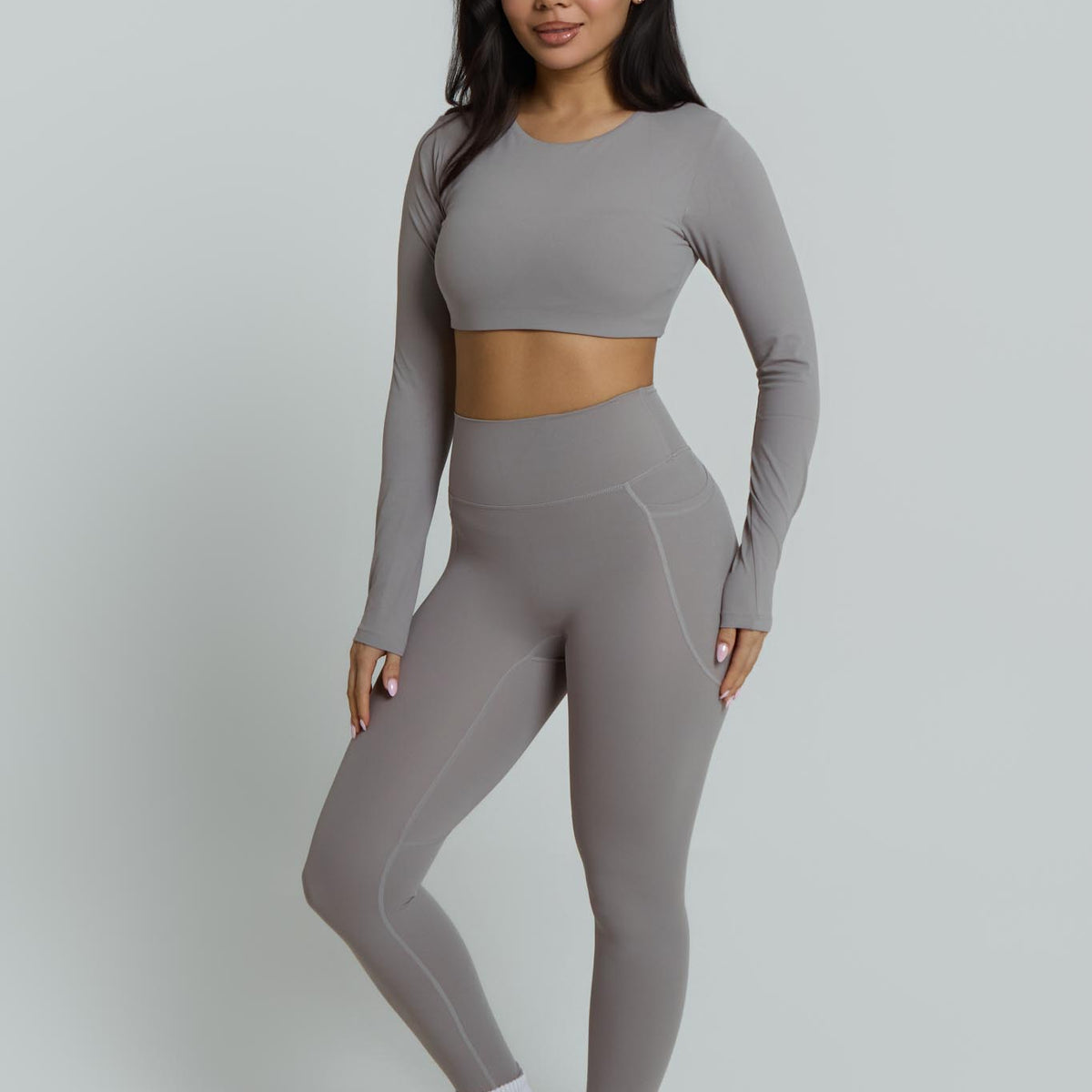 Core Pocket Leggings | Grey – Fern Fitness